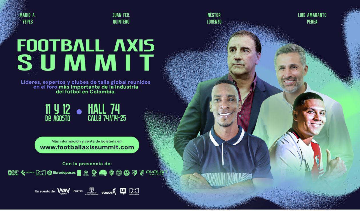 Football Axis Summit llega a Win Sports con grandes figuras del fútbol