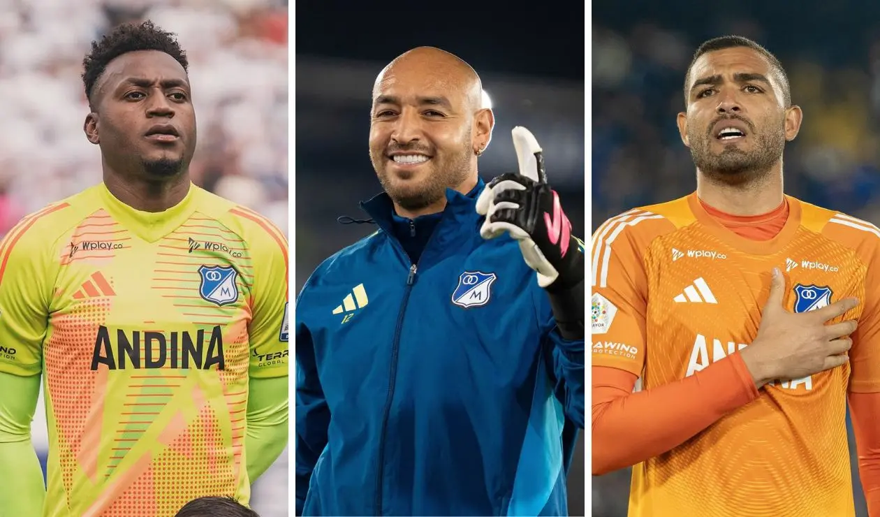 Revolcón con los arqueros de Millonarios: se van dos y queda uno