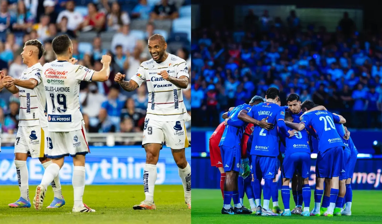 San Luis vs Cruz Azul EN VIVO, HOY 11 de agosto: hora y canal Liga MX