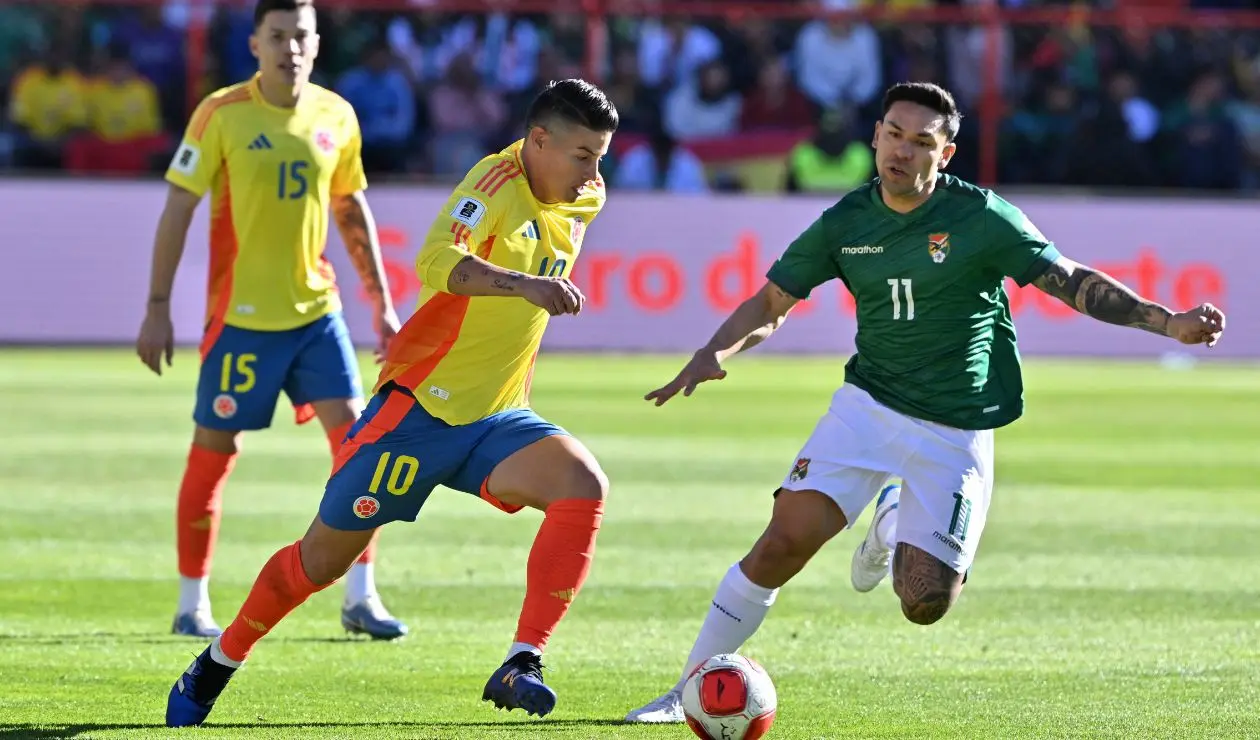 Selección Colombia: Últimos 10 resultados ante Bolivia