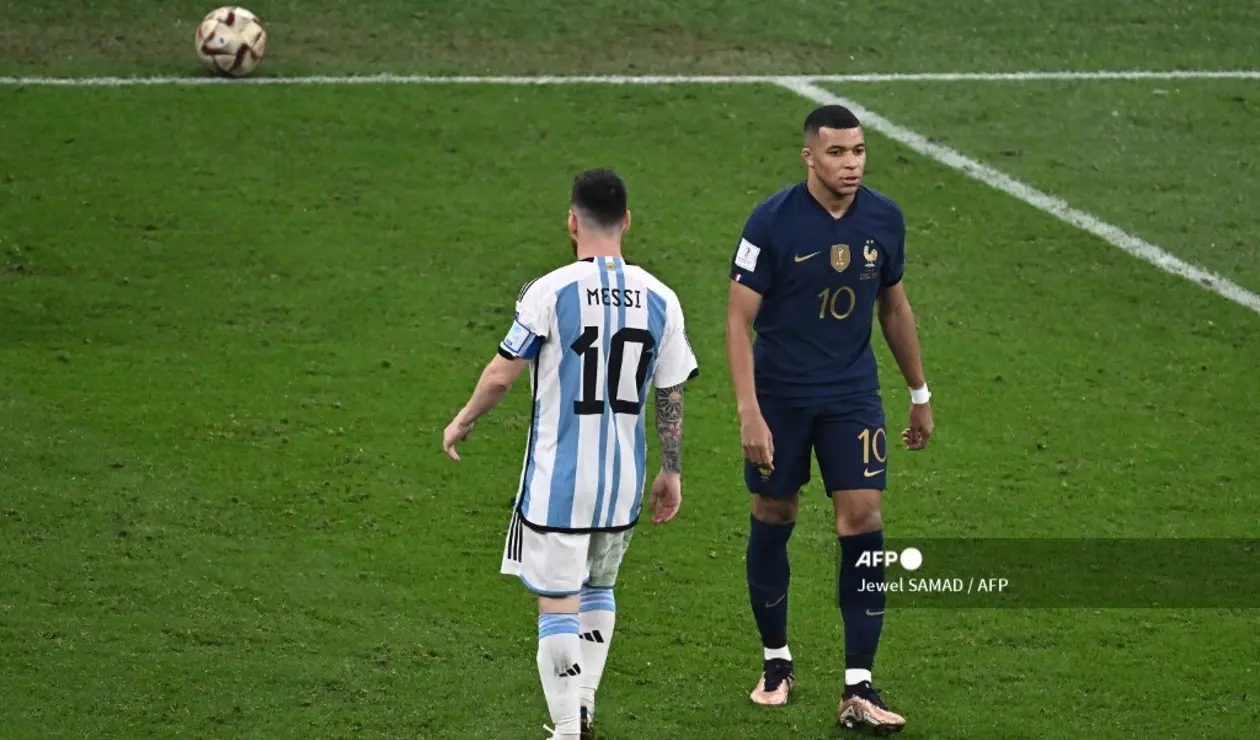 El desplante de Messi a Mbappé en la final del mundial