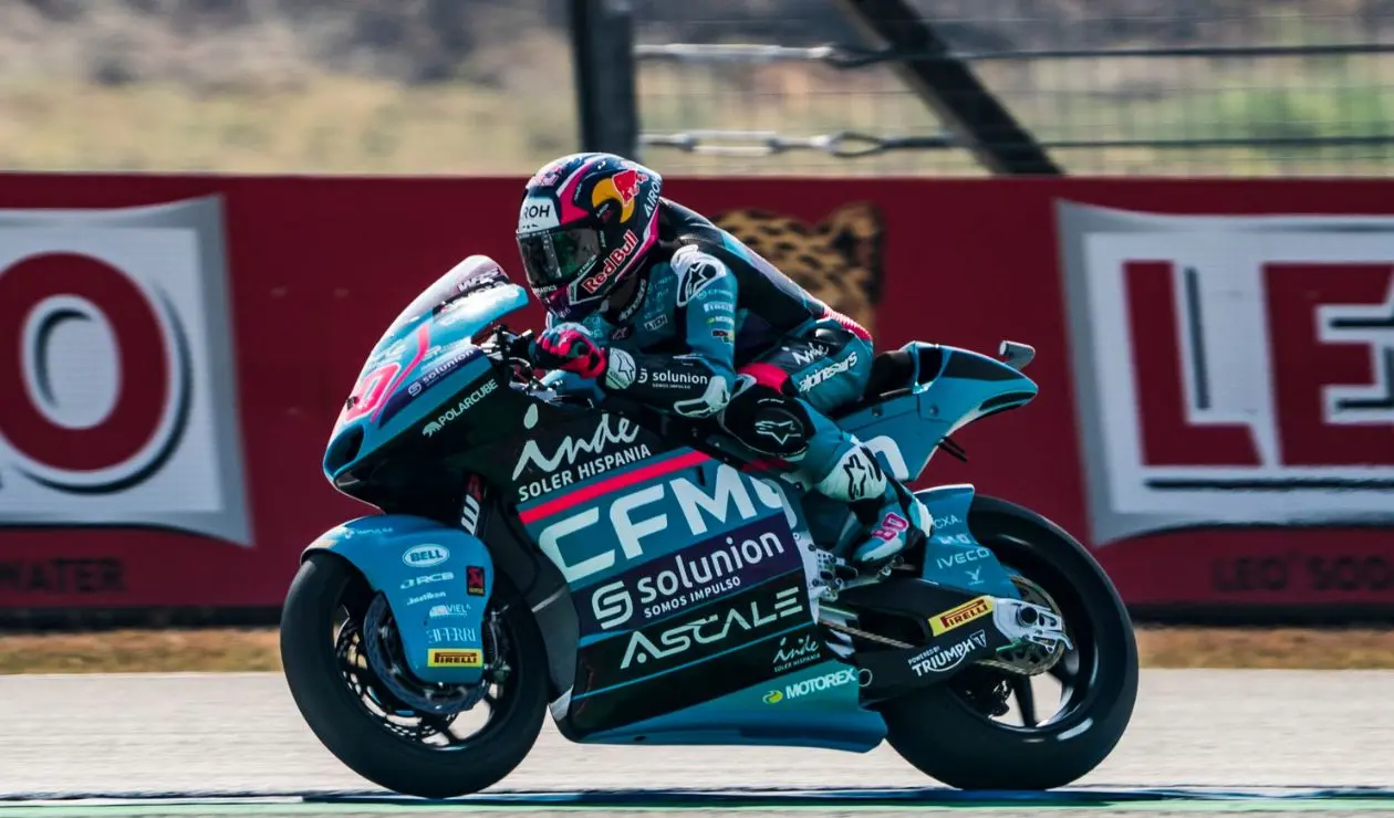 David Alonso fue contundente y anticipó dura meta en el Moto2 2025